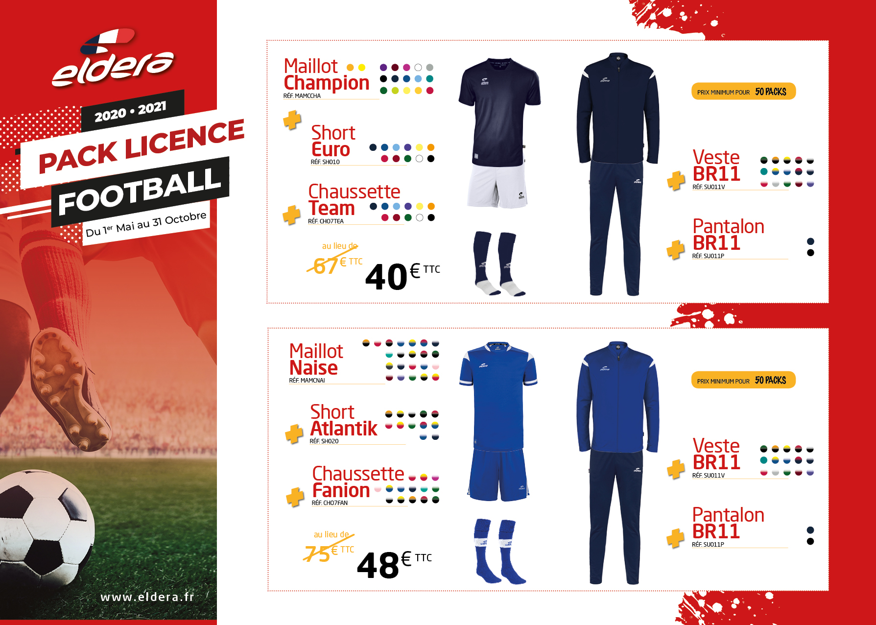 Pack Équipement Football Pour Club | Équipement Foot | CLUB-SHOP.fr